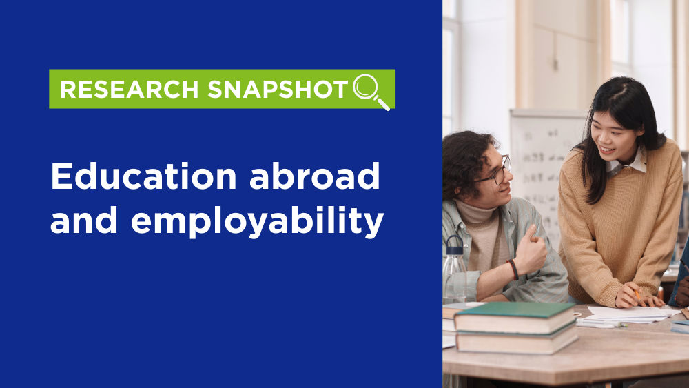 Research Snapshot: Education abroad and employability